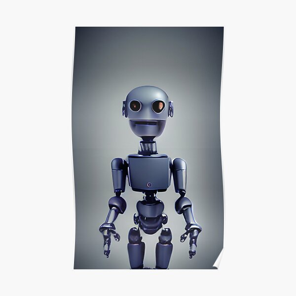 "Chippy Robot" Poster for Sale by InnerLayersArt | Redbubble