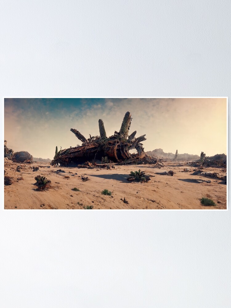 "Space Wreck F" Poster for Sale by fluggets | Redbubble