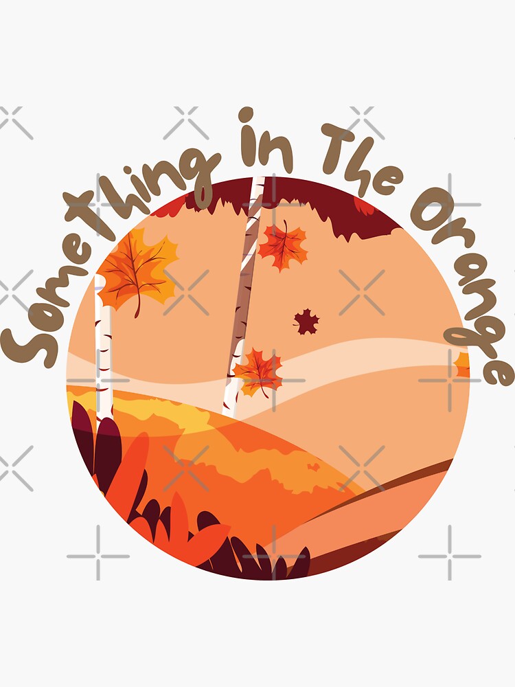 "Zach Bryan Something In The Orange" Sticker for Sale by StavFashion | Redbubble