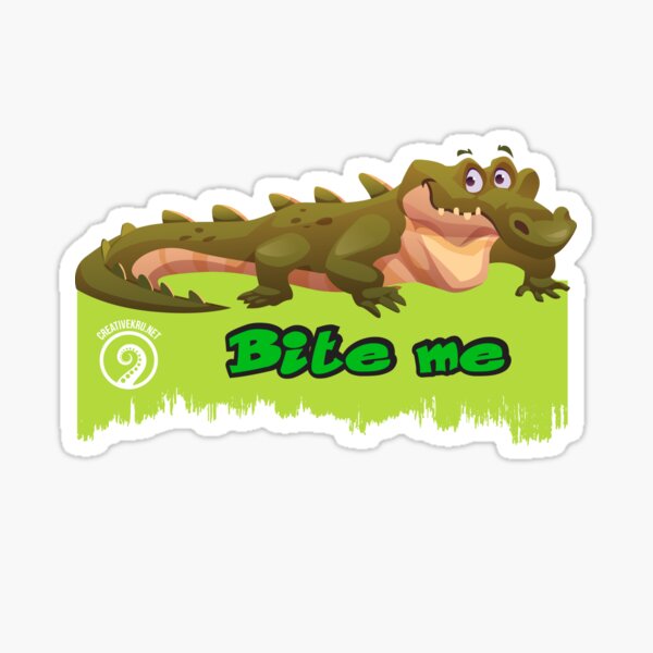 "Big crock" Sticker for Sale by Creativekru | Redbubble