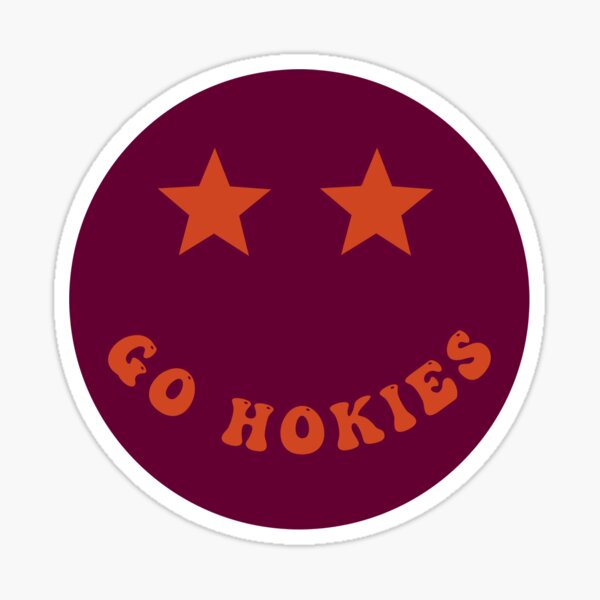 "Go Hokies" Sticker for Sale by Charislit | Redbubble