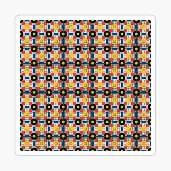 "Geometric Pattern" Sticker for Sale by vetivers | Redbubble