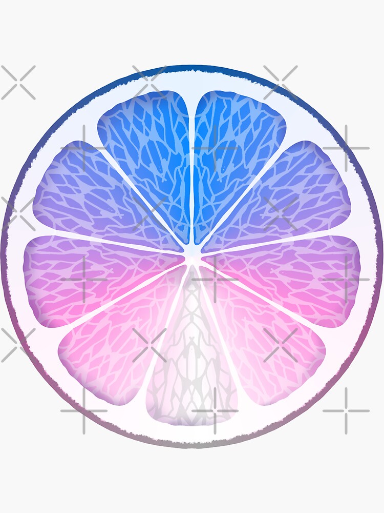 "Trans Lemon Slice" Sticker for Sale by Xiathoras | Redbubble
