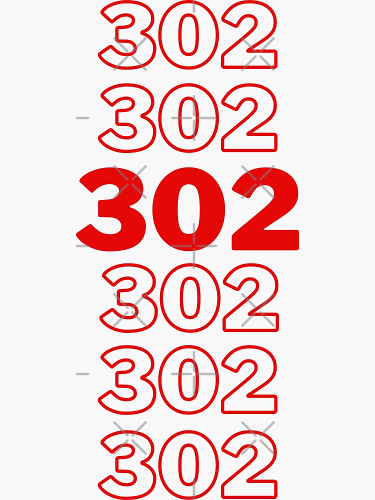"302 Mustang - Poster" Sticker for Sale by ZoesAttic | Redbubble