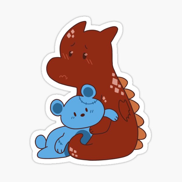 "Caleb and Beans the Bear" Sticker for Sale by LostPastry | Redbubble