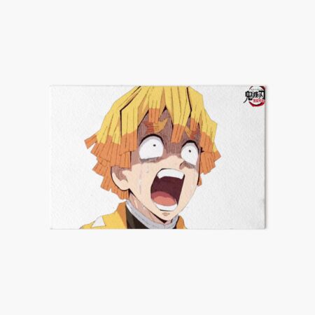 "Zenitsu panic // Demon Slayer" Art Board Print for Sale by my-anime ...