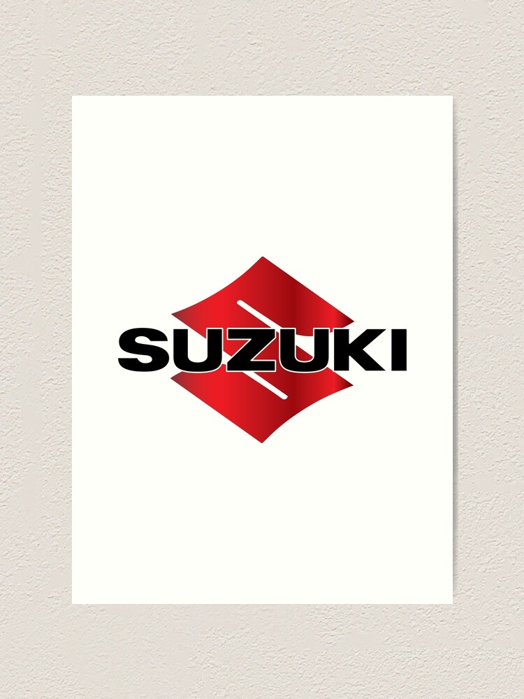 "suzuki logo" Art Print for Sale by MOON--STONE | Redbubble