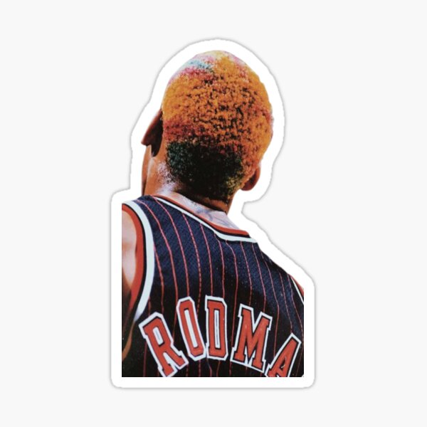 "Dennis Rodman" Sticker for Sale by 2022Vision | Redbubble