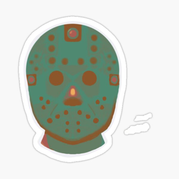 "jason voorhees (friday the 13th)" Sticker for Sale by lobotomiied ...