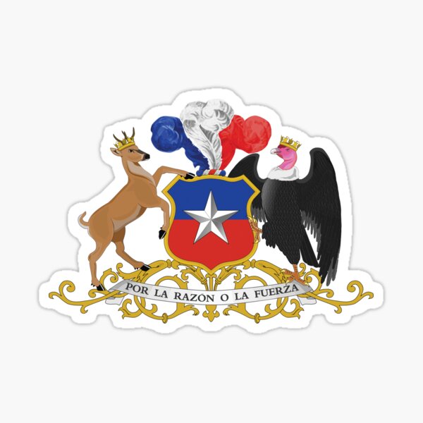 "Flag of chile " Sticker for Sale by PatsIsland | Redbubble