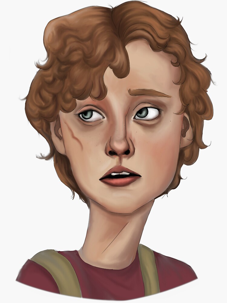 "Beverly Digital Drawing " Sticker for Sale by buggrlart | Redbubble