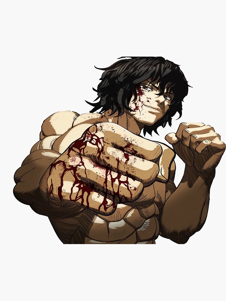 "ashura kengan" Sticker for Sale by yogaa | Redbubble