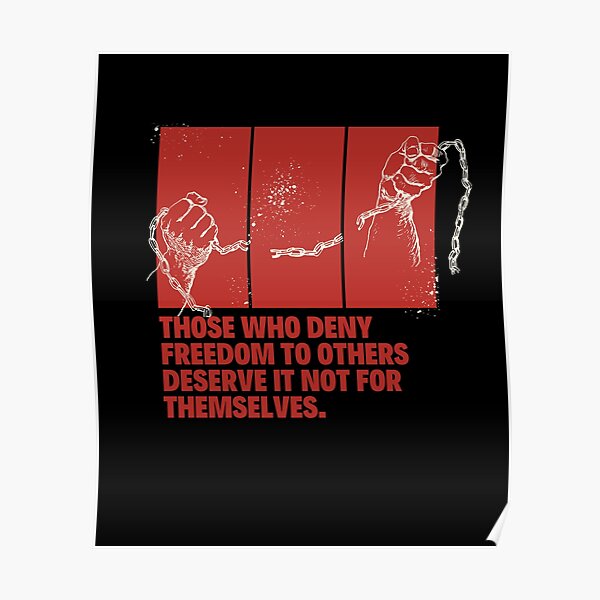 "International Day of Slavery Abolition" Poster for Sale by RiVeTILL ...