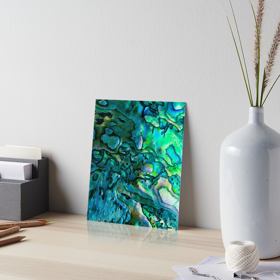 "Abstract Paua Abalone Shell Texture Pattern, Polished Paua Abalone ...