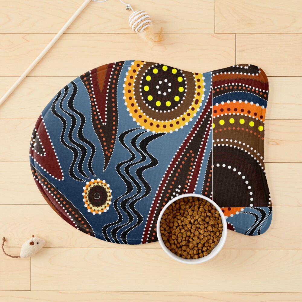 "Indigenous Aboriginal Custom Artwork - Darug" Art Print for Sale by ...