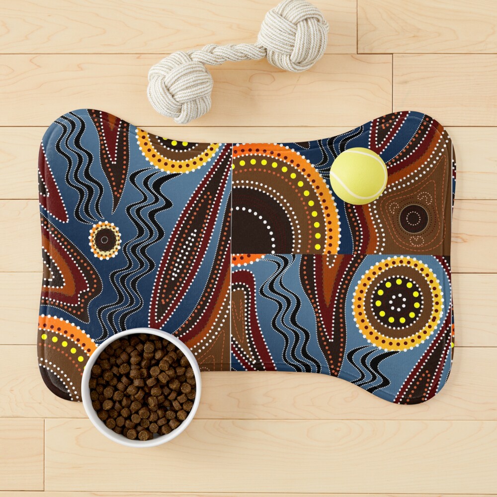 "Indigenous Aboriginal Custom Artwork - Darug" Art Print for Sale by ...