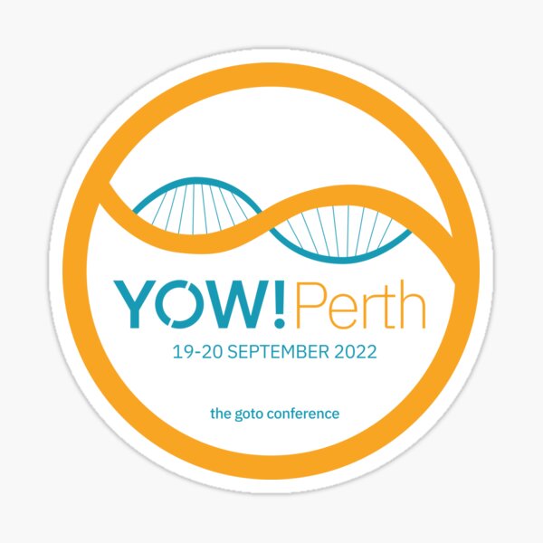"YOW! Perth 2022" Sticker for Sale by yow-conf | Redbubble