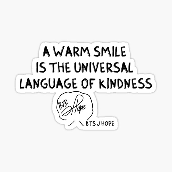 "BTS QUOTE" Sticker for Sale by ConceptMencken | Redbubble
