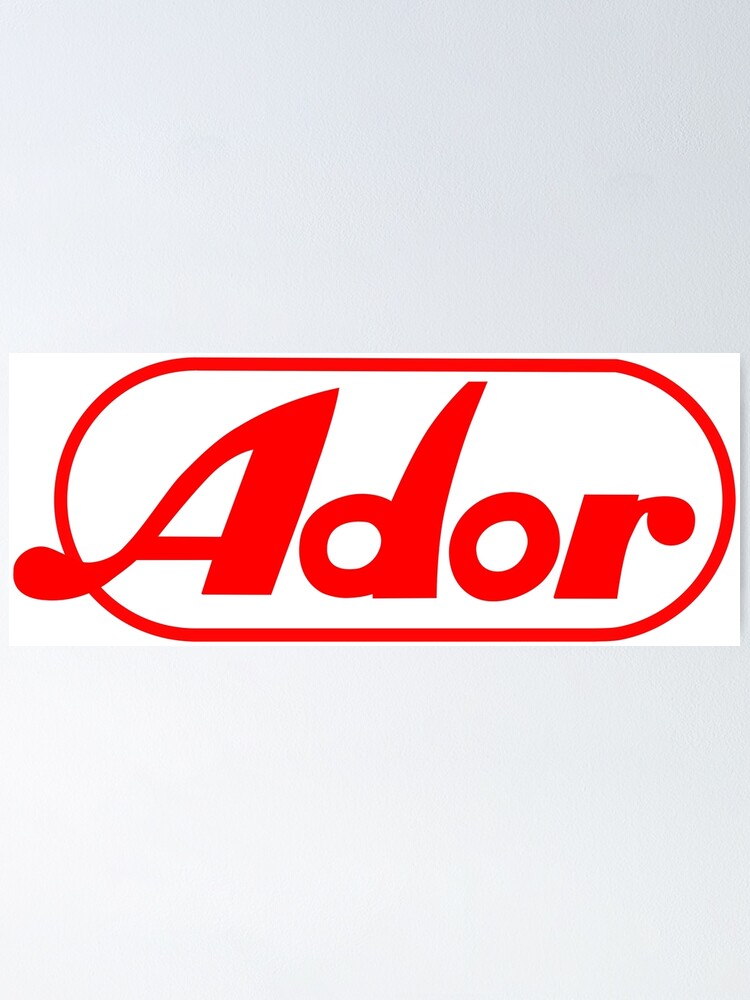 "NewJeans Ador Label Logo Red" Poster for Sale by xenocene | Redbubble