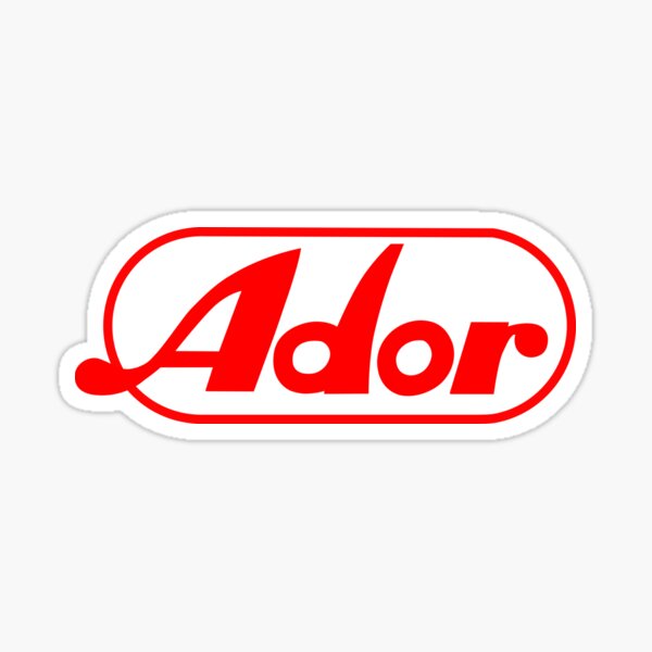 "NewJeans Ador Label Logo Red" Sticker for Sale by xenocene | Redbubble