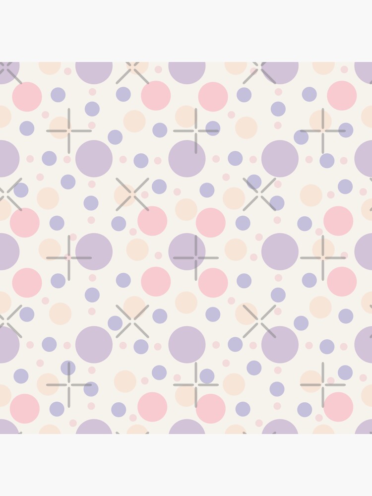 "Retro pastel polka dots abstract Soda pop geometric shapes abstract ...