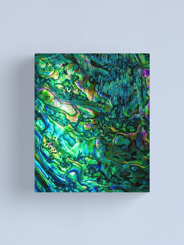 "Abstract Paua Abalone Shell Texture Pattern, Polished Paua Abalone ...