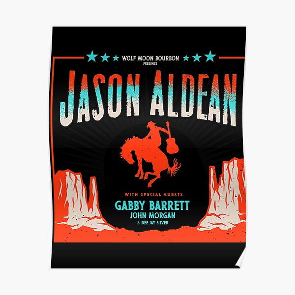 "Jason Aldean" Poster for Sale by christabellarp | Redbubble