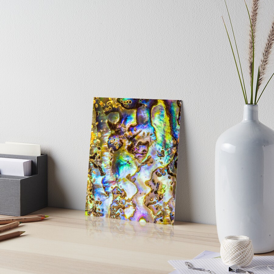 "Abstract Paua Abalone Shell Texture Pattern, Polished Paua Abalone ...