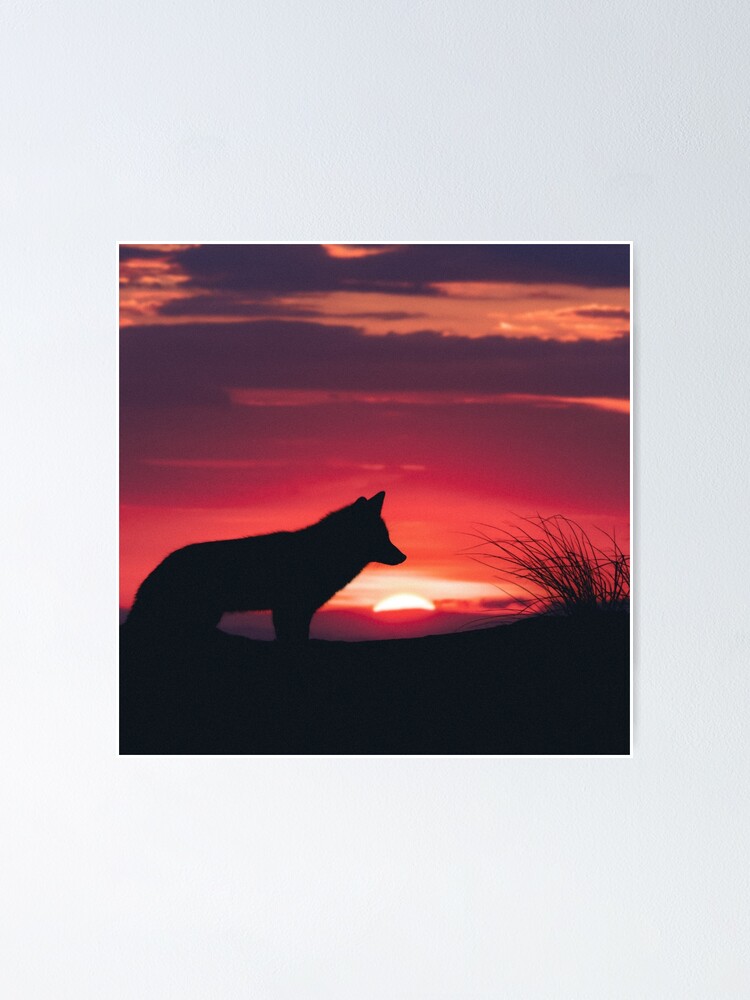 "Wolf Art, Strong Wolf Design, New Trendy Wolf-" Poster for Sale by ...