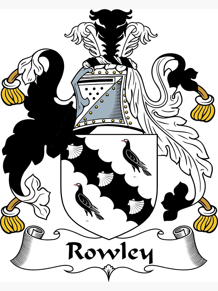 "Rowley" Poster by HaroldHeraldry | Redbubble