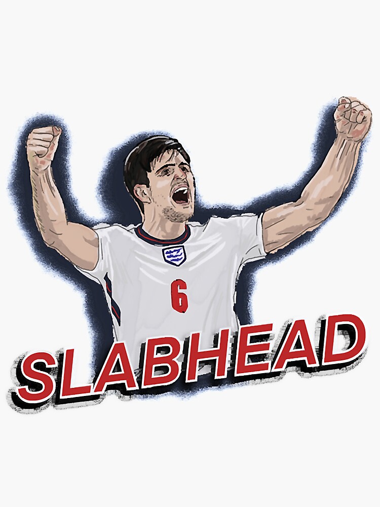 "Harry Maguire Slabhead" Sticker for Sale by TrinidadBertra | Redbubble