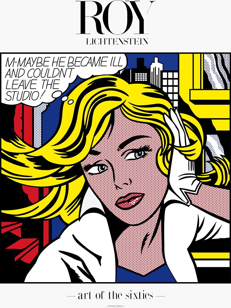 "M MAYBE POSTER" Sticker for Sale by POP-ART-STUDIO | Redbubble