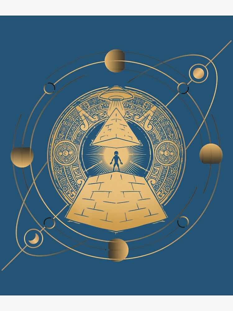 "Egyptian Pyramid Astrology Egypt Sacred Geometry" Poster for Sale by ...