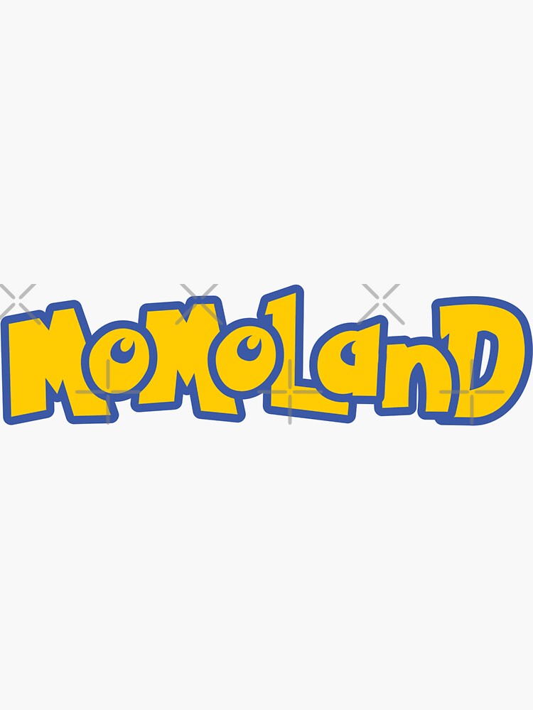 "Momoland Pokéfont yellow" Sticker for Sale by AliffStudio | Redbubble