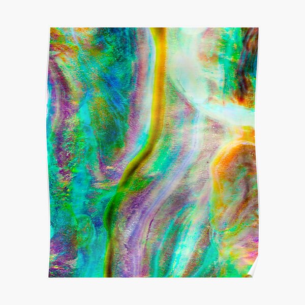 "Abstract Paua Abalone Shell Texture Pattern, Polished Paua Abalone ...