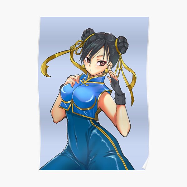 Chun Li Poster For Sale By Wiraphong Redbubble