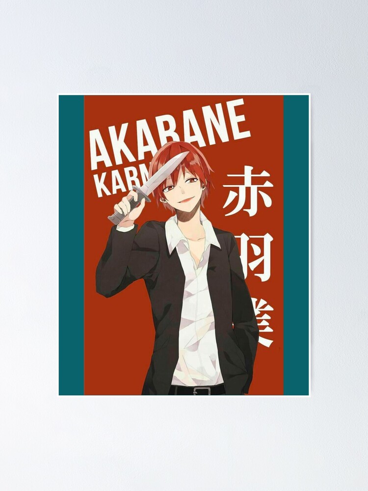 "Anime Assassination classroom Karma Akabane " Poster for Sale by ...