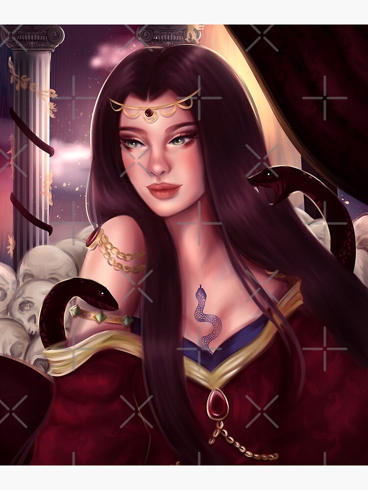 "Snake Goddess" Poster for Sale by JoeyPaintShop | Redbubble