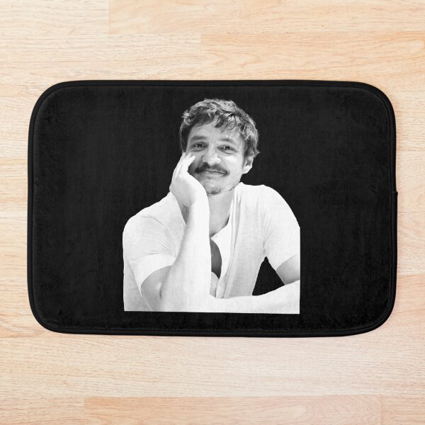 "Women Men Cute And Swooning Pedro Pascal In Bandw Retro Vintage" Bath ...