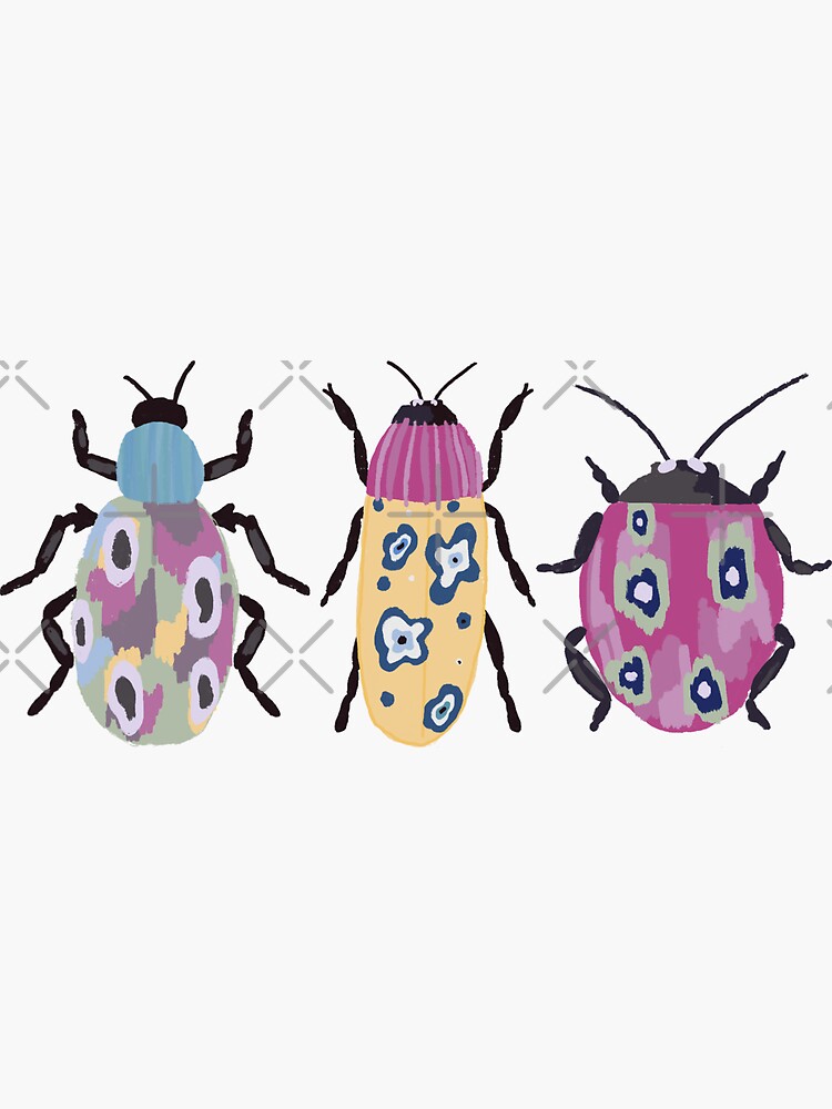 "Bugs!" Sticker for Sale by ninsey412 | Redbubble