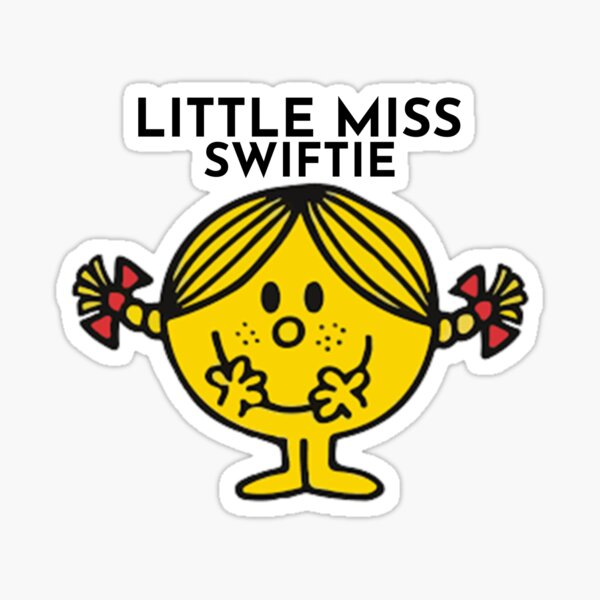 "Little Miss Swiftie" Sticker for Sale by BoldNFresh | Redbubble