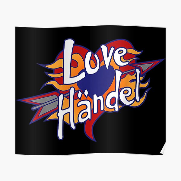 "Love Handle Logo" Poster for Sale by KarElizabeth | Redbubble