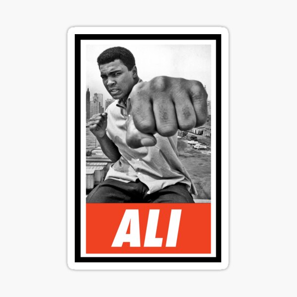 "-LEGEND- Muhammad Ali" Sticker for Sale by WubbaDubb | Redbubble