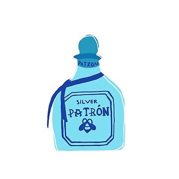 "Patron bottle" Sticker for Sale by juliana laporta | Redbubble