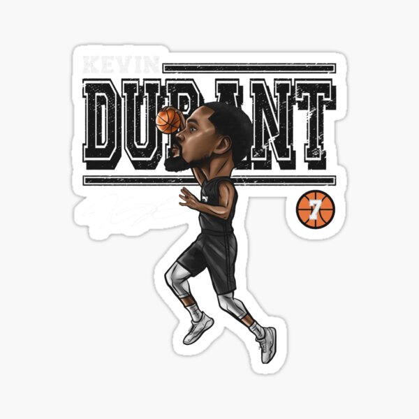"Kevin Durant Cartoon" Sticker for Sale by richardreesep | Redbubble
