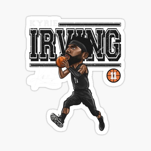 "Kyrie Irving Cartoon" Sticker for Sale by richardreesep | Redbubble