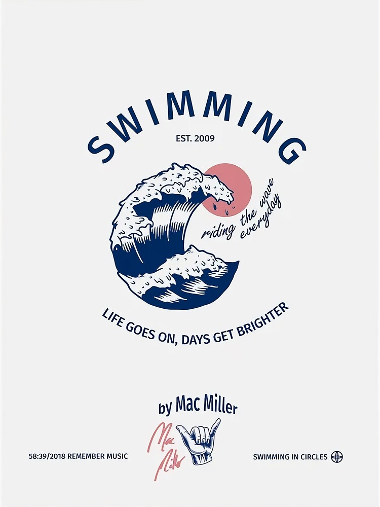 "Mac Swimming Album Cover Poster " Poster for Sale by markattrust ...