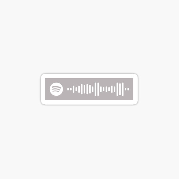 Seven By Taylor Swift Spotify Code Sticker For Sale By Giannaxsticker Redbubble