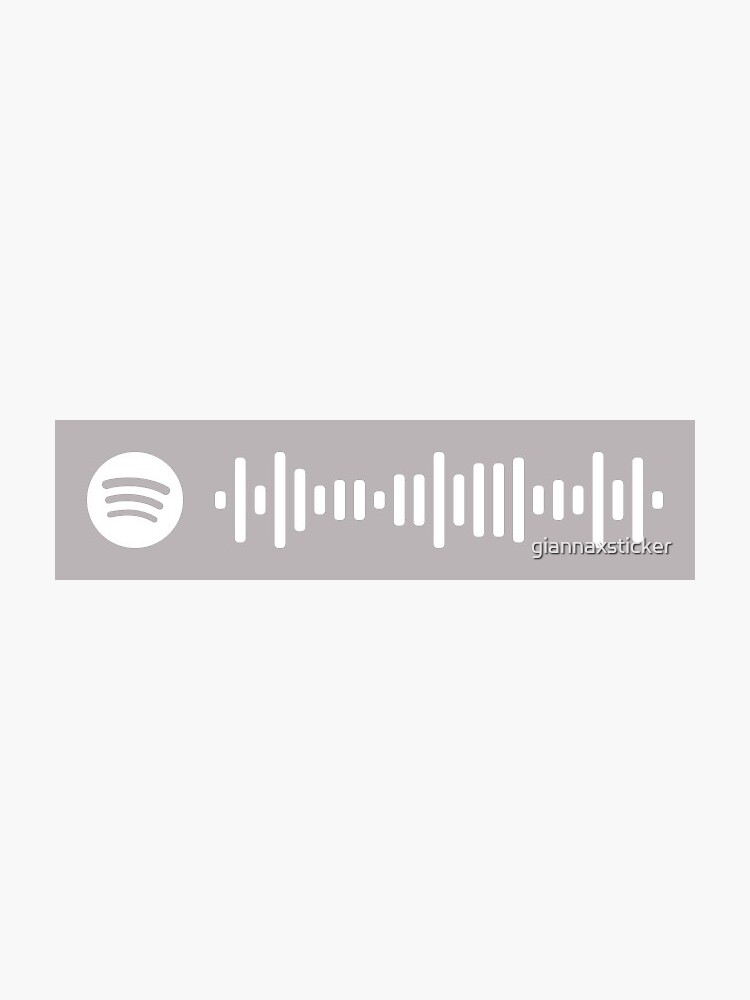 "this is me trying by Taylor Swift Spotify Code" Sticker for Sale by ...