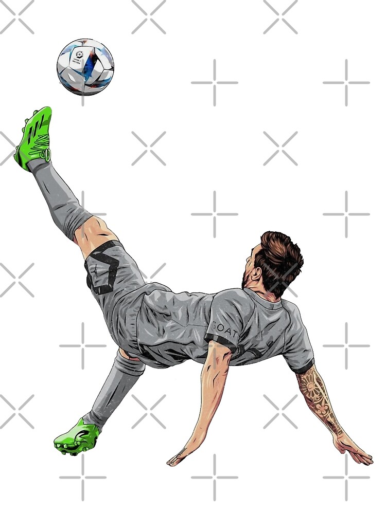 "MESSI BICYCLE KICK GOAL" Art Print for Sale by bruno-baldwin | Redbubble